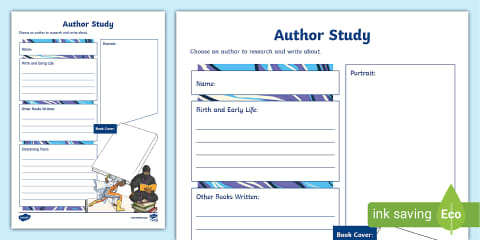 Author Study Project Report Template