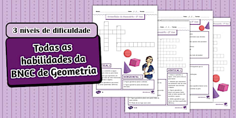 Avaliação diagnóstica de Matemática para 1º ano- Geometria