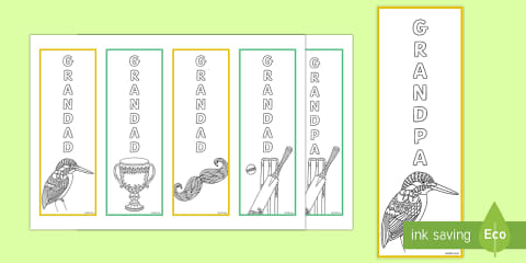 Grandparents' Day Bookmarks