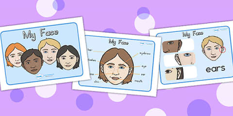 All About Me Make a Face Game