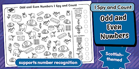 Odd and Even Numbers Movement Sequence Challenge Cards