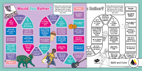 Conversation Practice Board Game