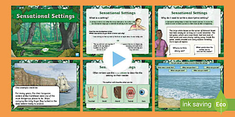 Show, Don’t Tell Five Senses Writing Activity