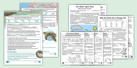 Reading Comprehension Mazes