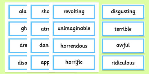 Examples of Emotive Language | Persuasive Writing Word Wall