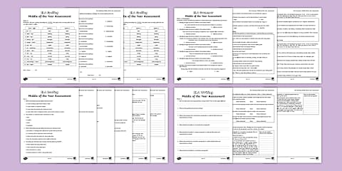 Sixth Grade End of the Year ELA Assessment Pack