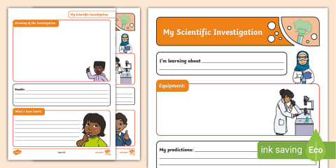 An Investigation Plan Template | Inquiry Skills | Twinkl
