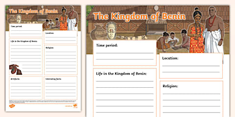 KS2 The Kingdom of Benin Map Activity