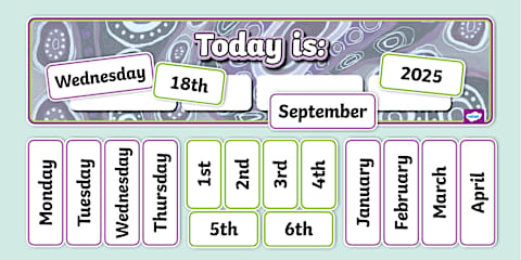 What's The Date Today? Printable Calendar Display Pack
