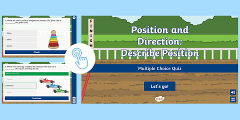 Grade R: Position and Direction PowerPoint Movement Game