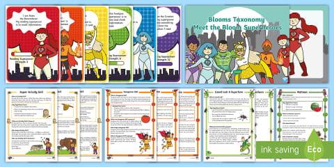 Blooms Taxonomy Meet the Bloom Superheroes PowerPoint
