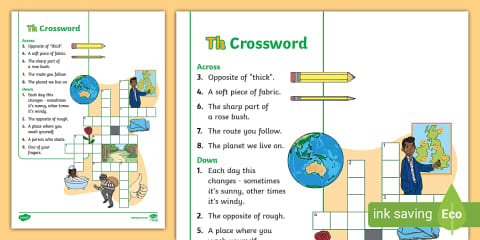 Find and Write the 'th' Words Differentiated Worksheets