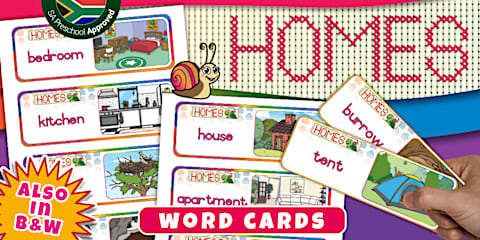 Preschool: Homes - Flashcards