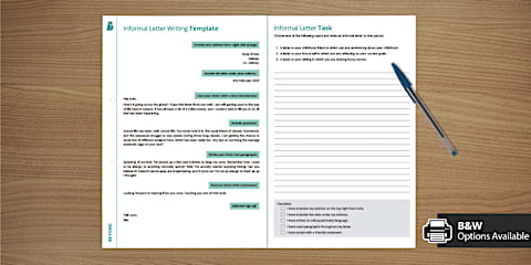 Intermediate Phase Home Language - Mind Map of a Friendly Letter (CAPS ...