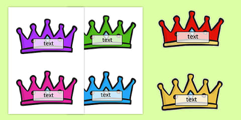 Editable Student Name Tags