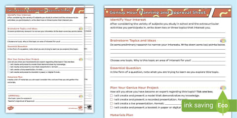 What Is Genius Hour? Editable PowerPoint & Google Slides