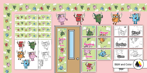 Wild About Reading Door Decorating Pack | Twinkl USA