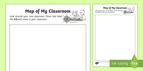 Make Your Own School Map Worksheet