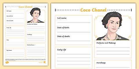 Designers: Coco Chanel (Ages 7 - 11)