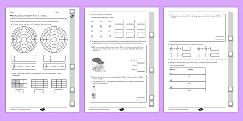 Grade 4 Maths - Term 3 - Assessment 1 (CAPS Aligned)