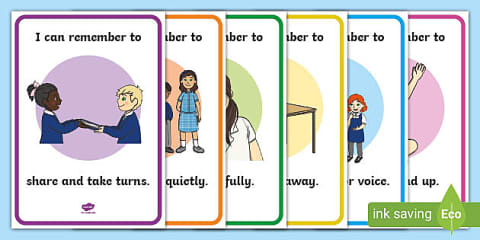 Behaviour Visual Aid Cards