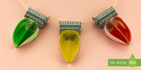 Christmas Tree Paper Weaving Craft Activity