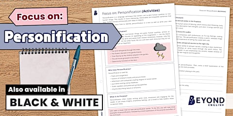 Personification Challenge Cards