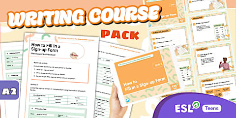 ESL Classroom Rules Activity Sheet [Teens, B1]