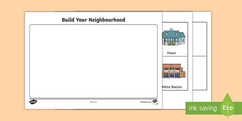 My Community Activity Worksheet | EYLF and F-2 | Twinkl