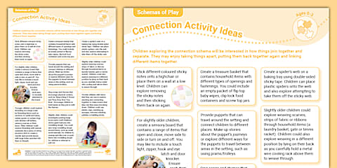 EYFS (Ages 0-3) Schemas of Play: Transporting Activity Ideas