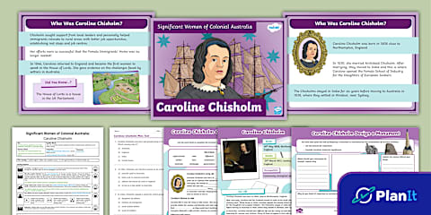 Year 5 HASS History Significant Women of Colonial Australia Lesson 8 ...