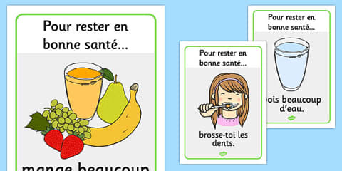 Règles d'hygiène - posters