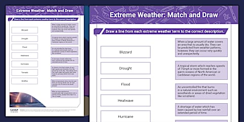 Extreme Weather Match and Draw