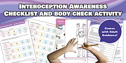 Areas of Regulation: My Body Differentiated Worksheets