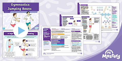 PE Mastery: Year 1 Gymnastics Travelling and Jumping Lesson 4 ...