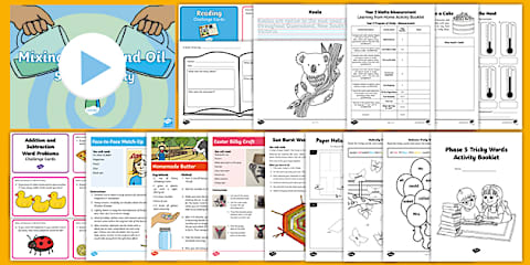 Year 2 Read and Reply Activity Sheets