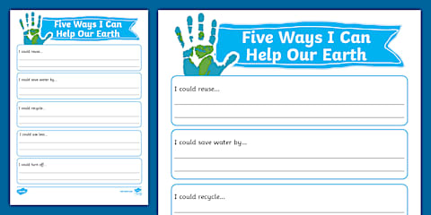 Caring for the Environment Worksheet
