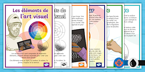 Elements Of Art Tints And Shades Worksheet French