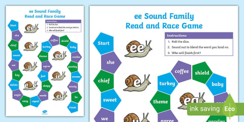 Alternative Spellings ee, ea, e_e and y Matching Cards