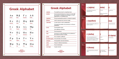Greek Alphabet Letter Tracing Strip