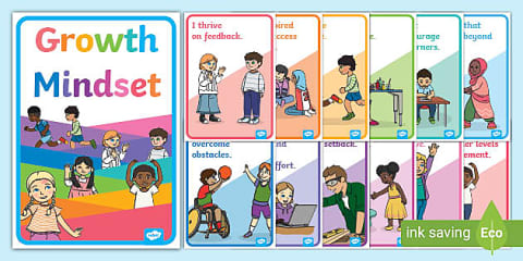 Emoji Quotes Growth Mindset Posters Pack