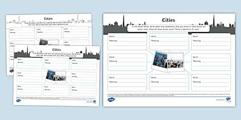 Create a City Worksheet