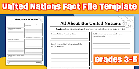 All About the United Nations Lesson Pack for 3rd-5th Grade