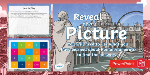 Roman Numerals Quiz - PowerPoint & Google Slides