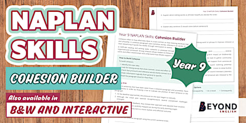 Year 9 NAPLAN Language Conventions Resource