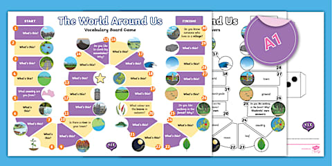 ESL The Natural World: Reveal the Picture [Kids, A1]