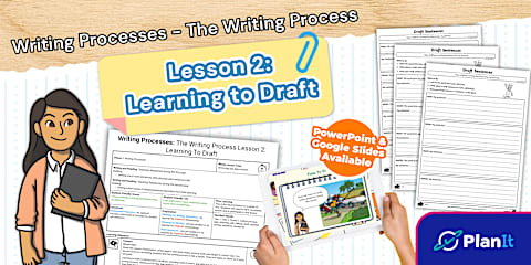 Phase 1 Writing: Writing Processes: The Writing Process Lesson 1 ...