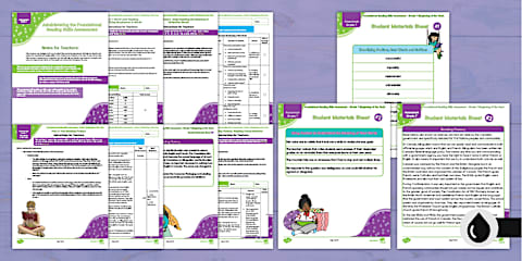 Foundational Reading Skills Assessment - Grade 6