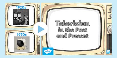 The History of Television Leaflet Template