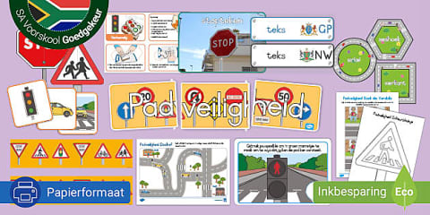 Veilig of Onveilig Padveiligheid Aktiwiteitskaart